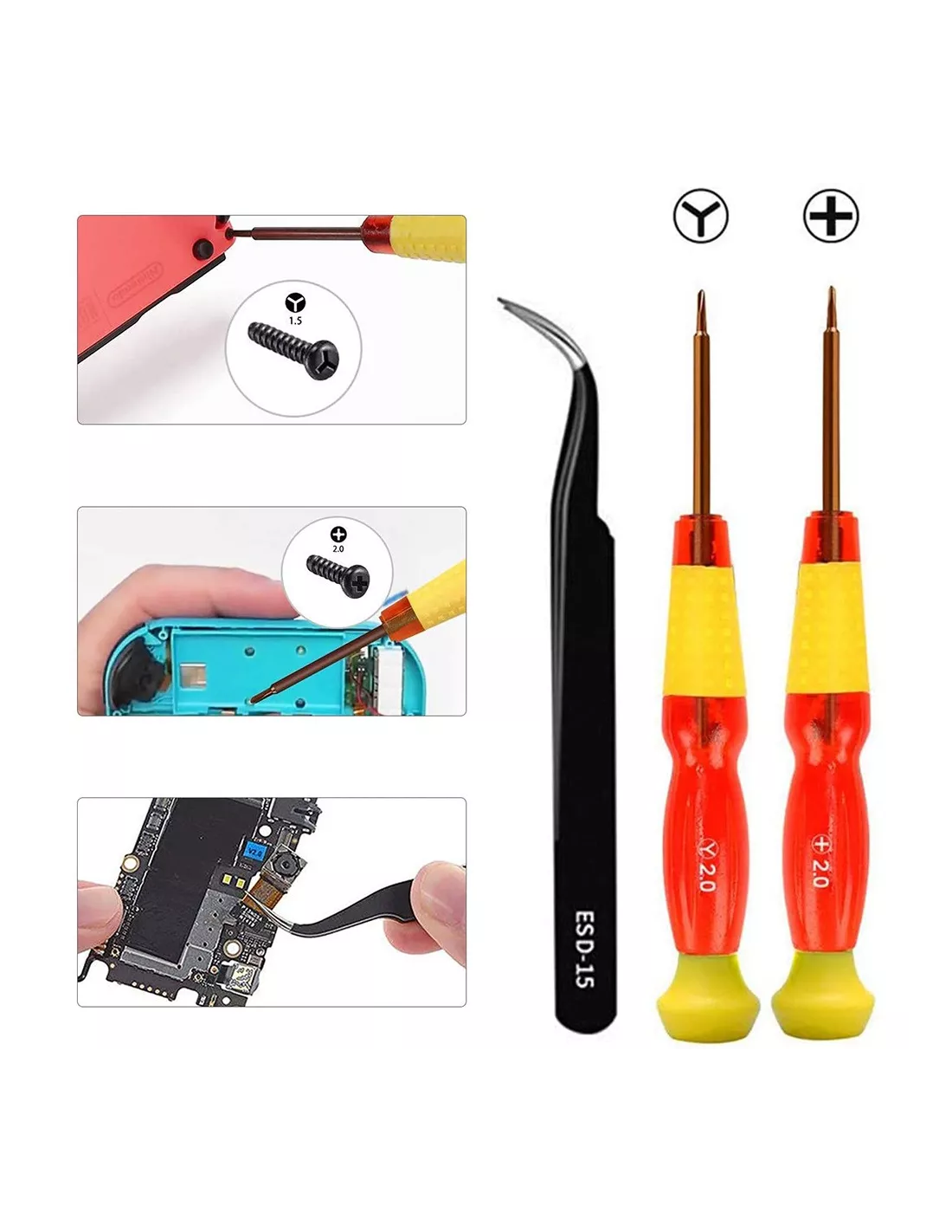 3D Joystick repair kit for Nintendo Switch Joy-con controllers...