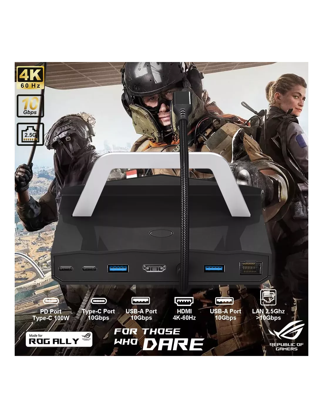 IBROZ Docking Station for ROG Ally